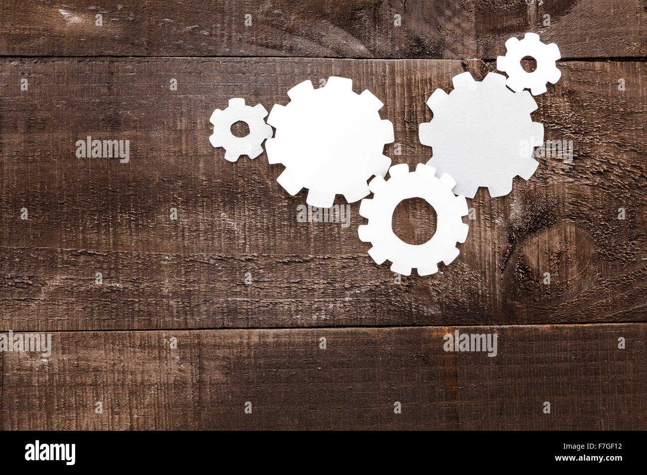 Photo illustration showing the business concept of engineering applied ...
