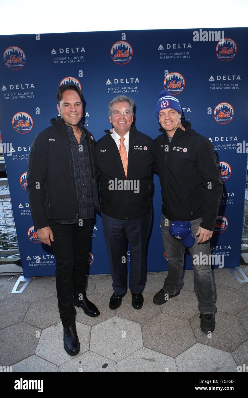 Comedian Jim Breuer and Mets legend Mike Piazza join the Delta Air ...