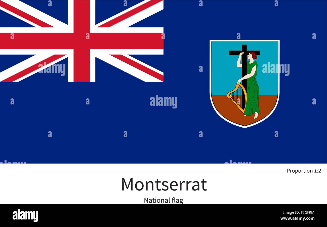 Montserrat vector graphic hi-res stock photography and images - Alamy