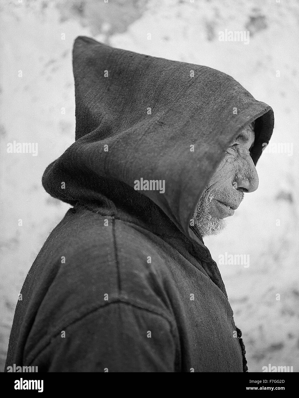 A portrait of a Moroccan man wearing a djellabah. Essaouira Morocco ...