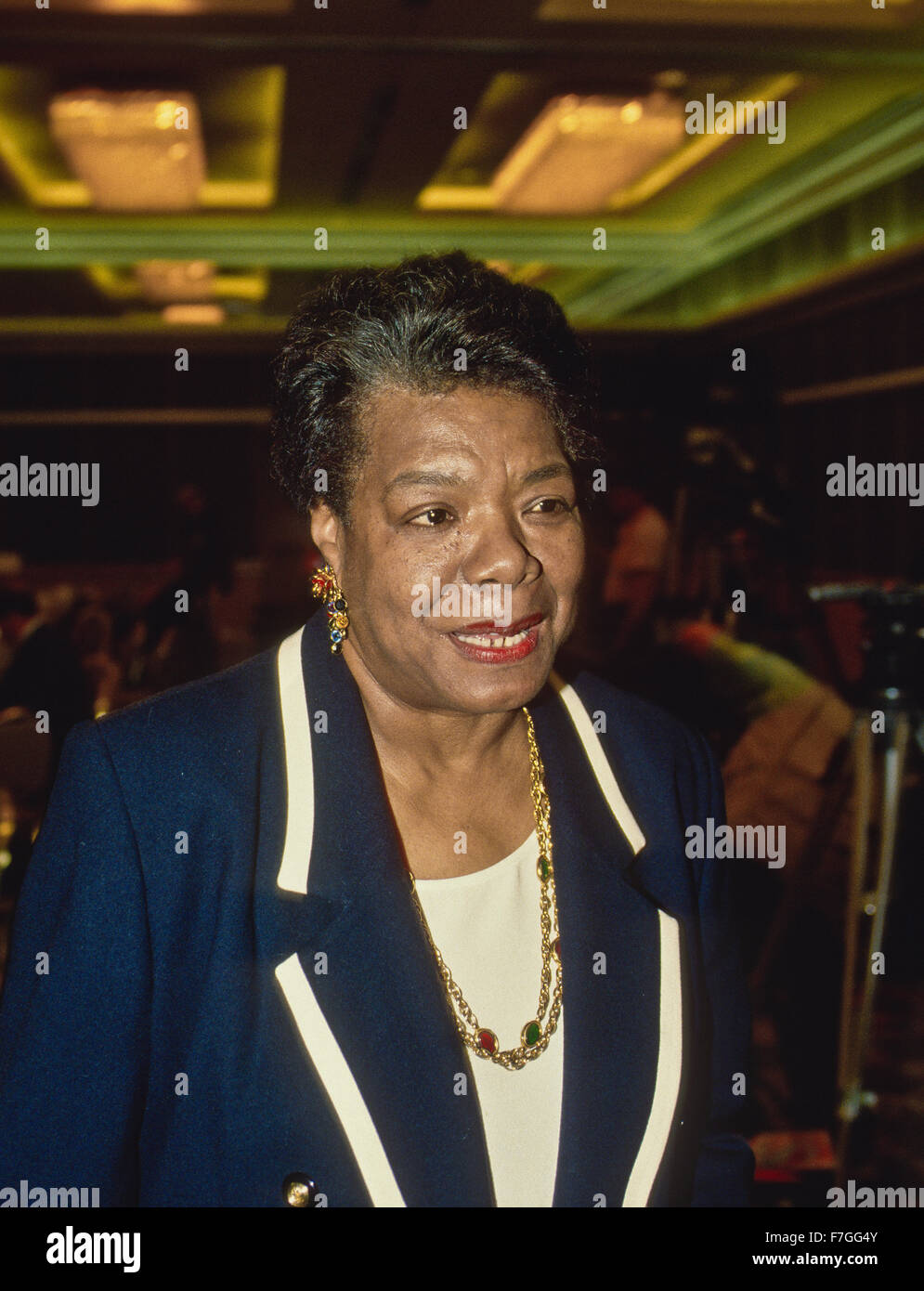 Washington, DC, USA Undated Maya Angelou portrait. Angelou was an ...