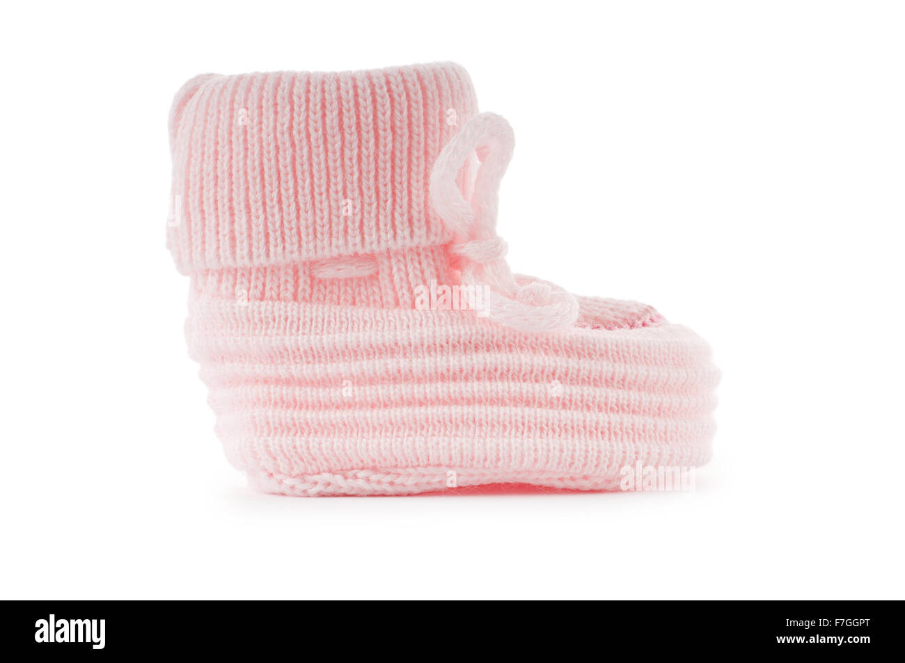 Woven baby shoes isolated on white background Stock Photo - Alamy