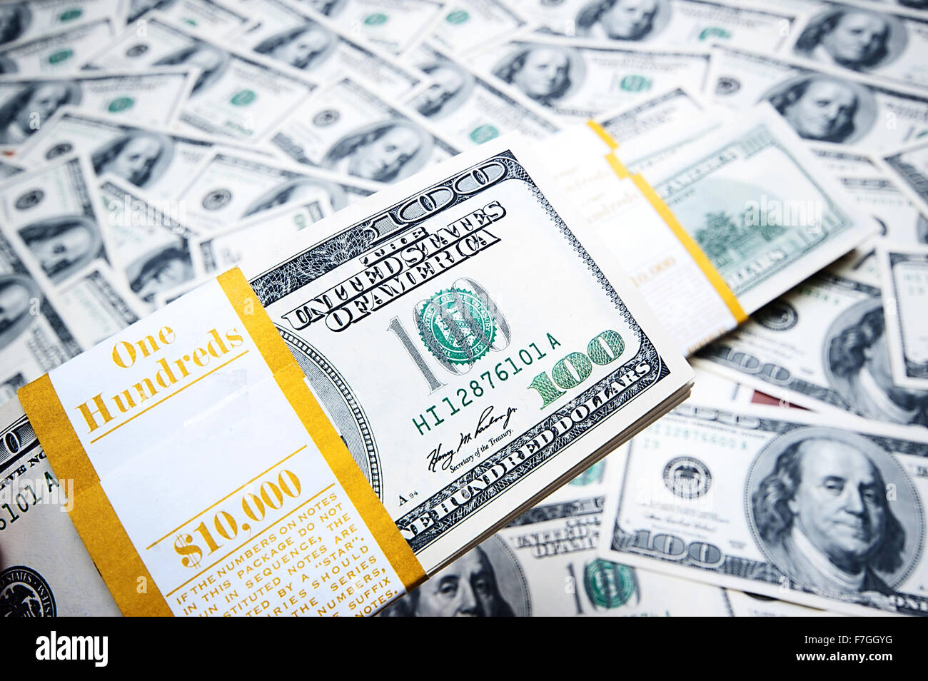 Background made of many dollars Stock Photo - Alamy