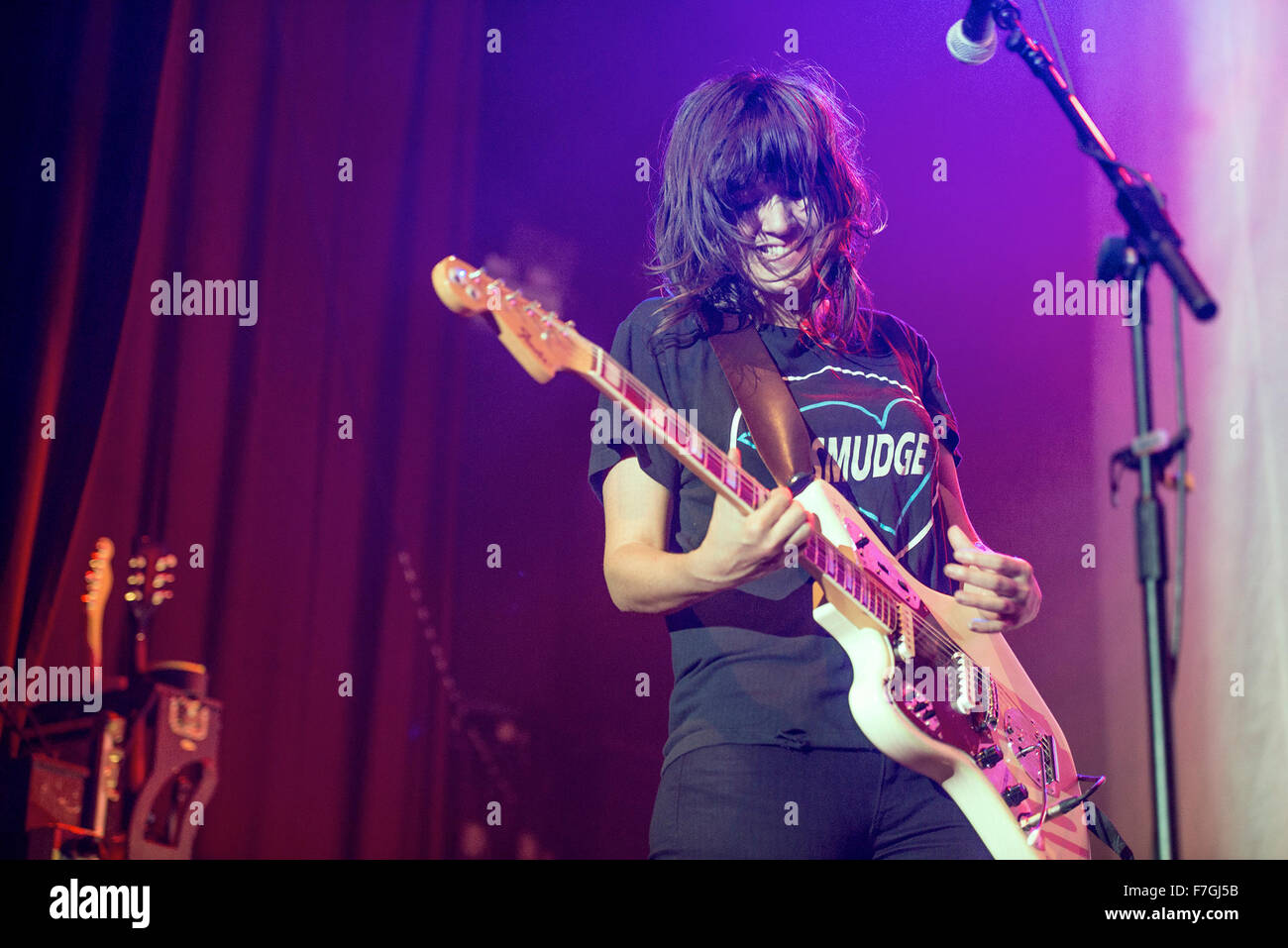 Manchester, UK. 30th November 2015. Courtney Barnett performs at The ...