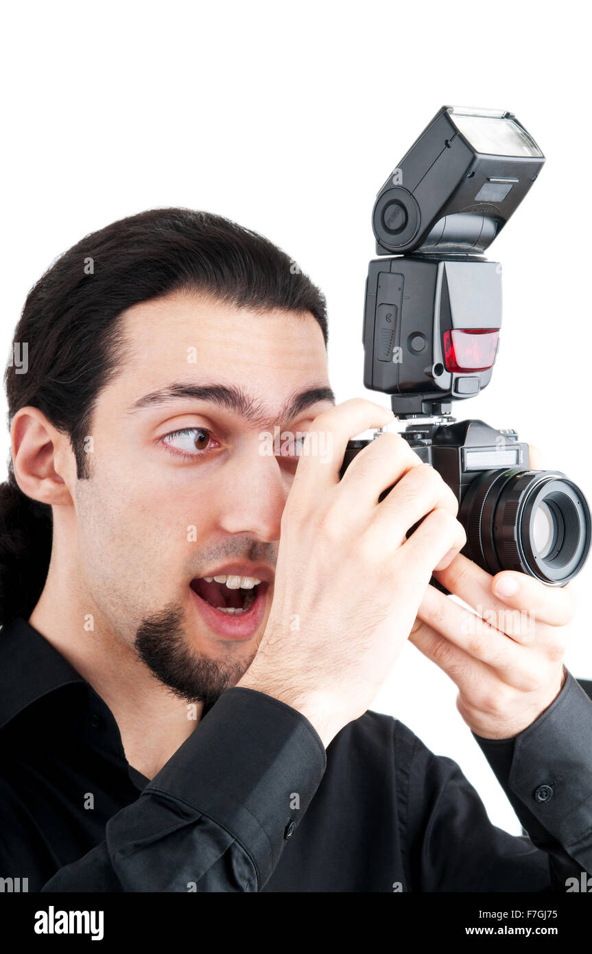 Photographer with the digital camera Stock Photo - Alamy