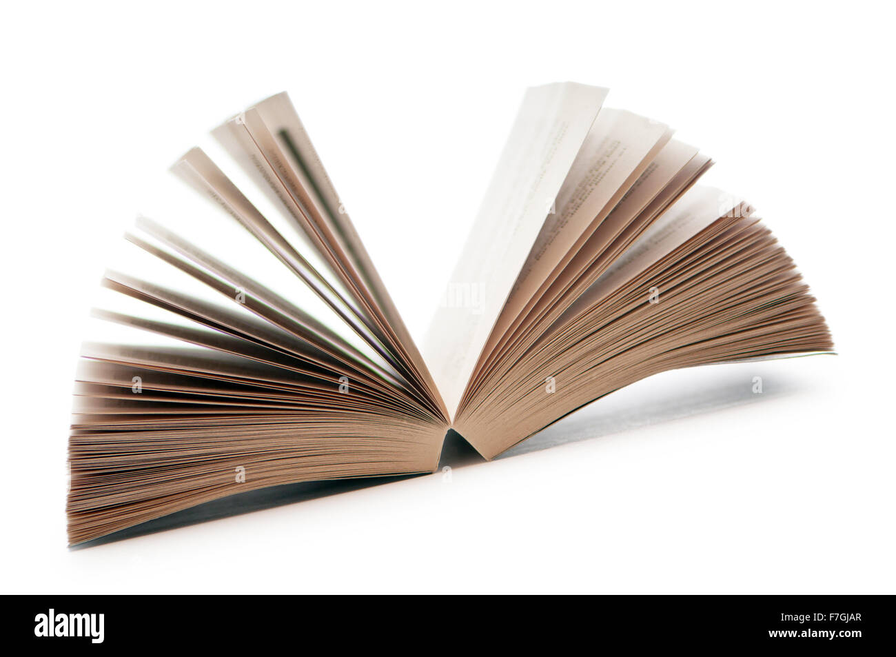 Open book isolated on white Stock Photo - Alamy