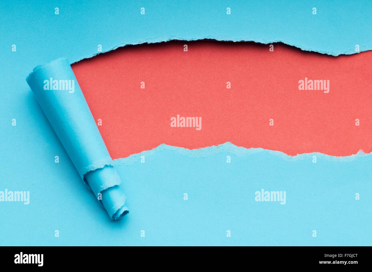 Torn paper with space for your message Stock Photo - Alamy