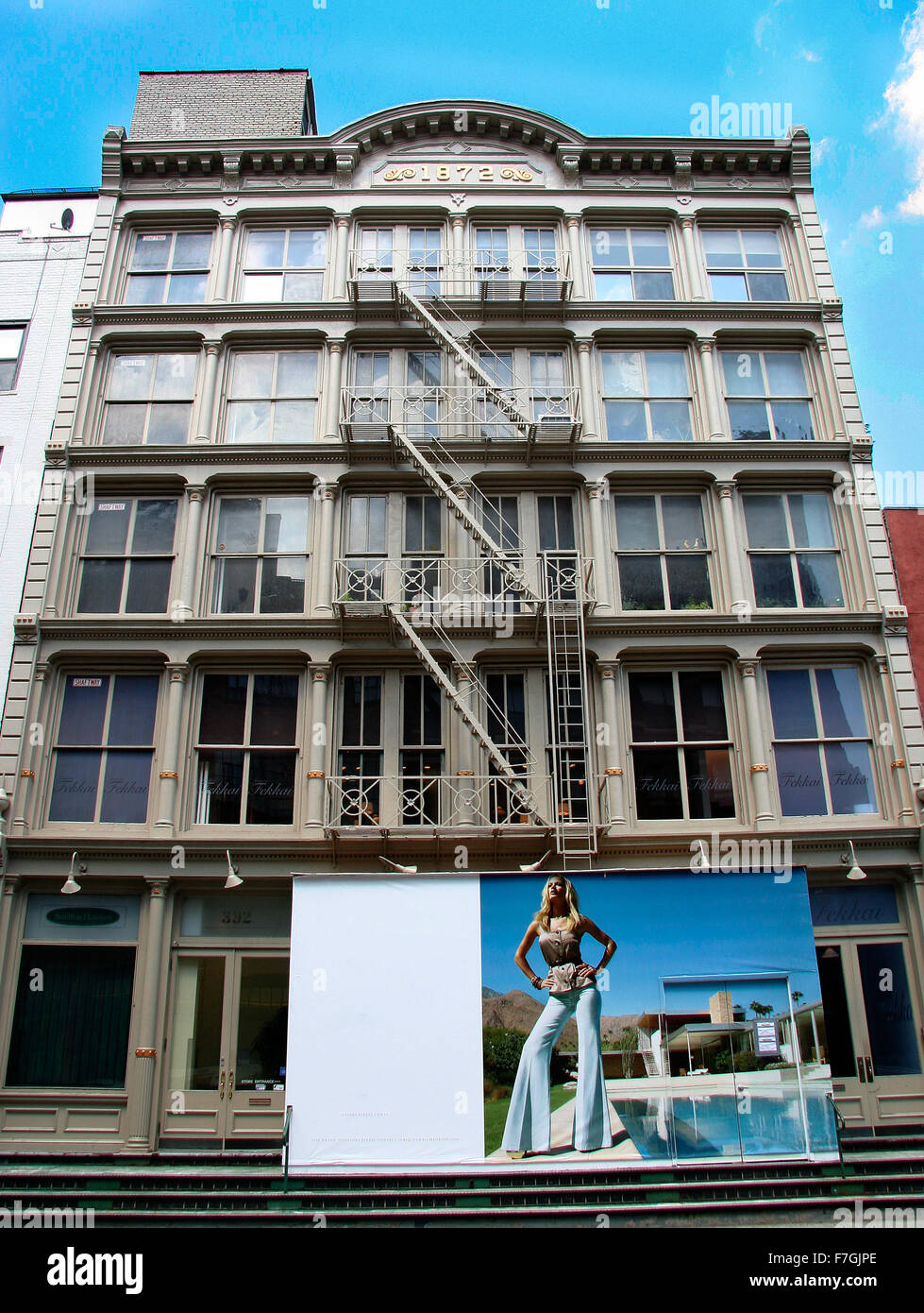 NEW YORK - JUNE 24: Soho buildings view. June 24nd, 2008 in NY, USA ...