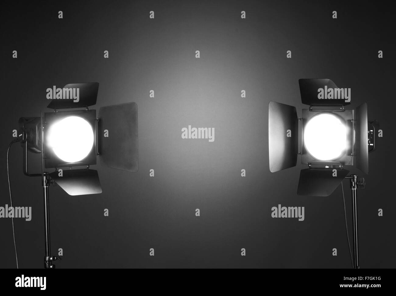 Projector lights wtih space for your text Stock Photo - Alamy