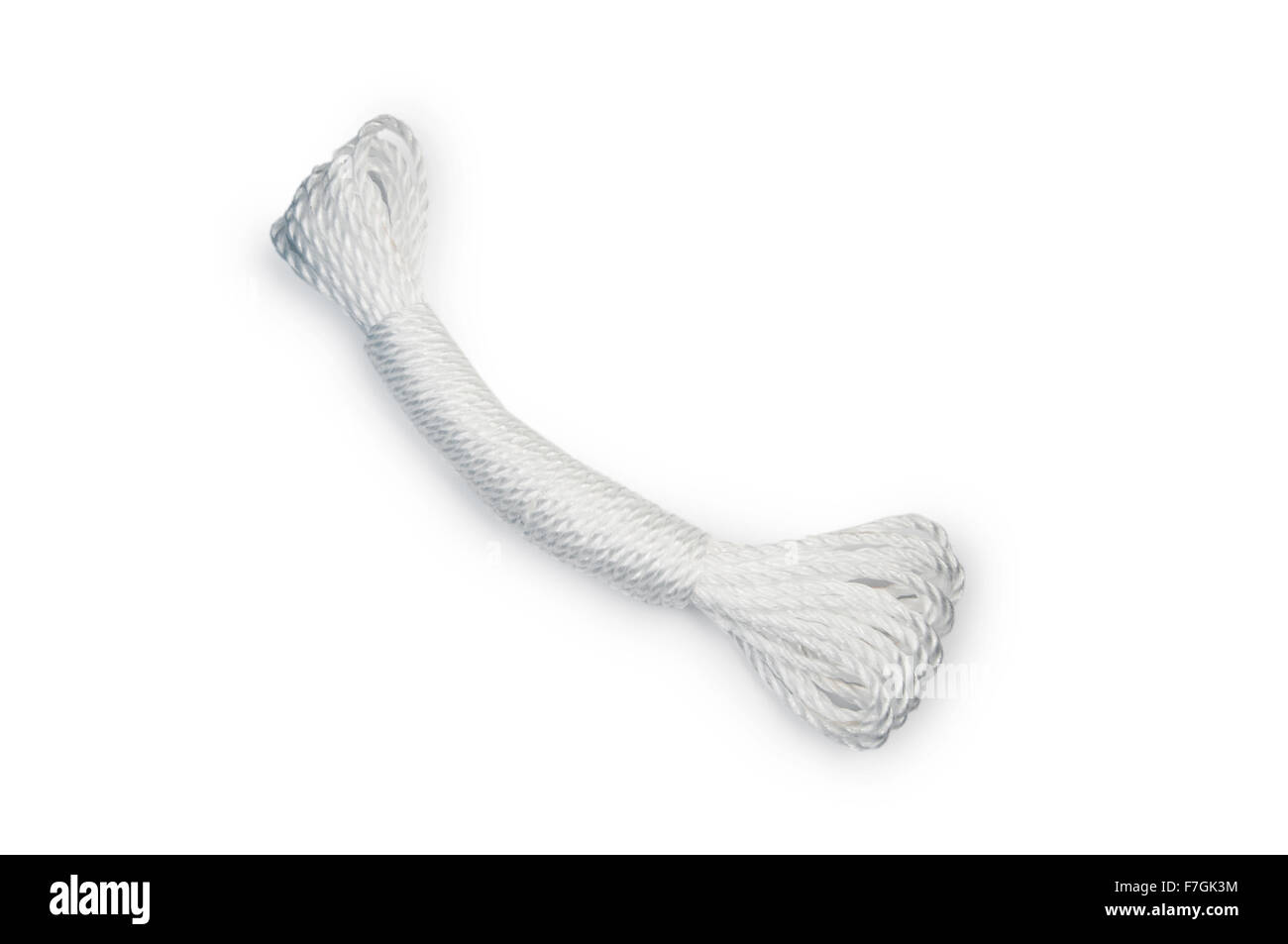 Colourful rope isolated on the white background Stock Photo - Alamy