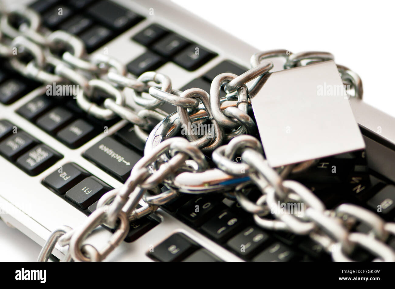 Concept of internet security with padlock and keyboard Stock Photo - Alamy