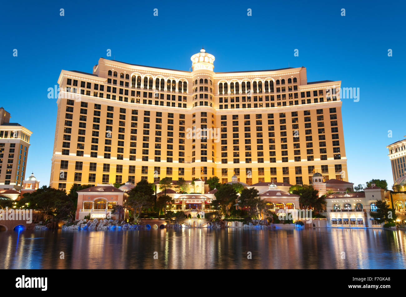 Bellagio hotel casino entrance sign hi-res stock photography and images ...