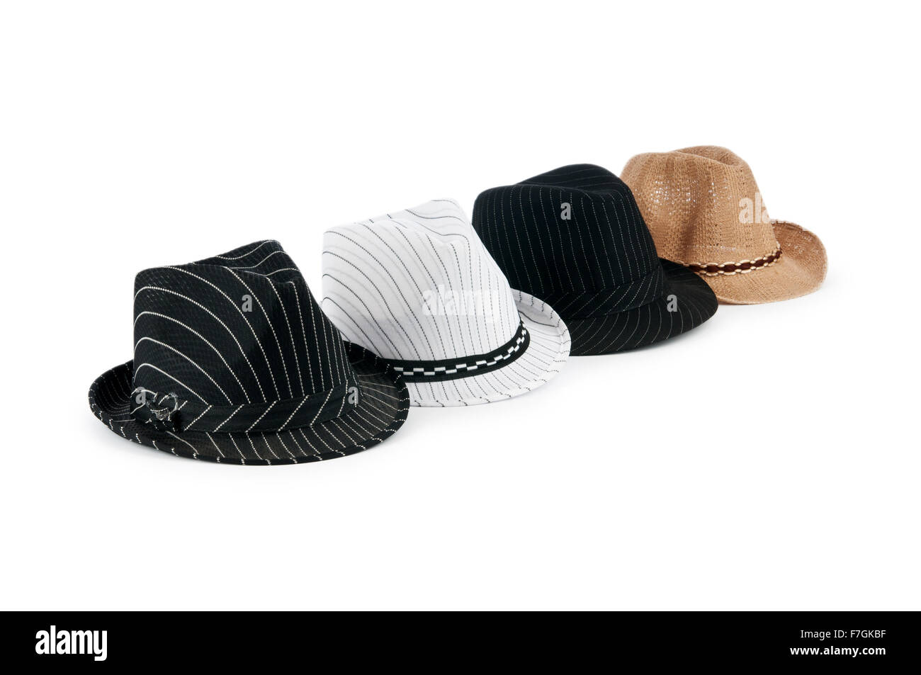 Hat isolated on the white background Stock Photo - Alamy