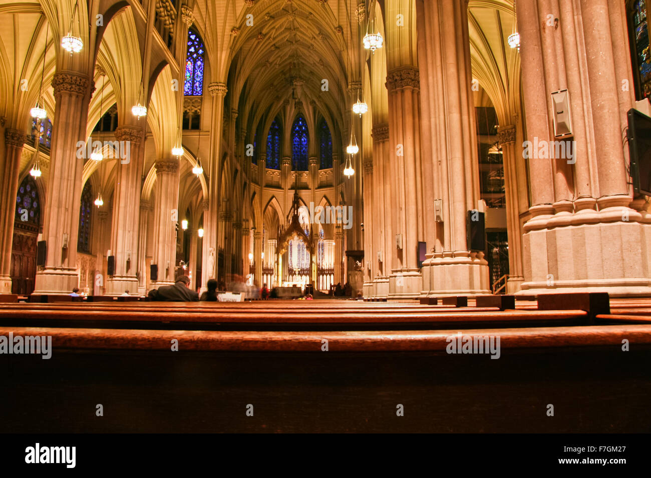 Interior of Riverside Church of New York City, USA Stock Photo - Alamy