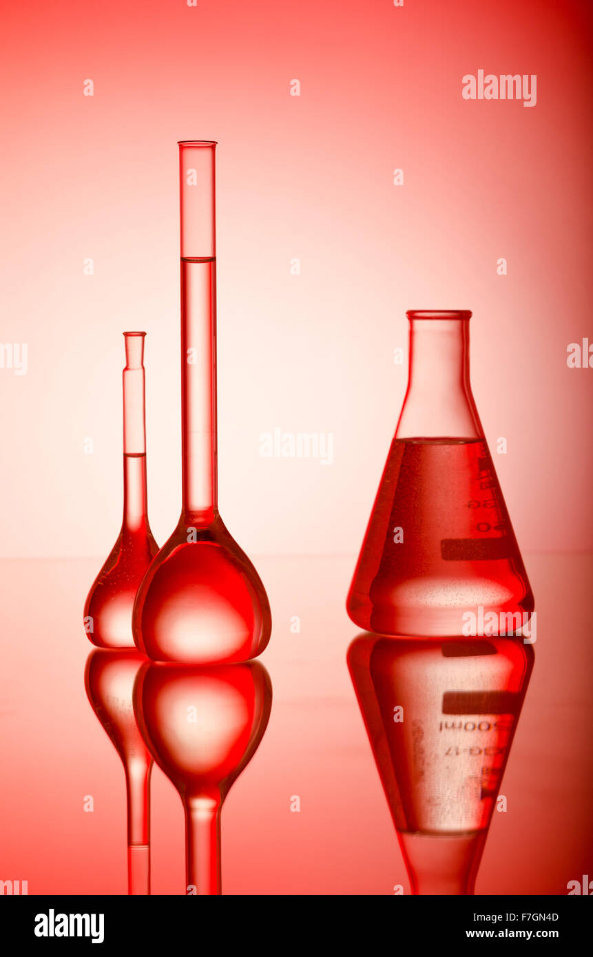 Chemical tubing at gradient background Stock Photo - Alamy