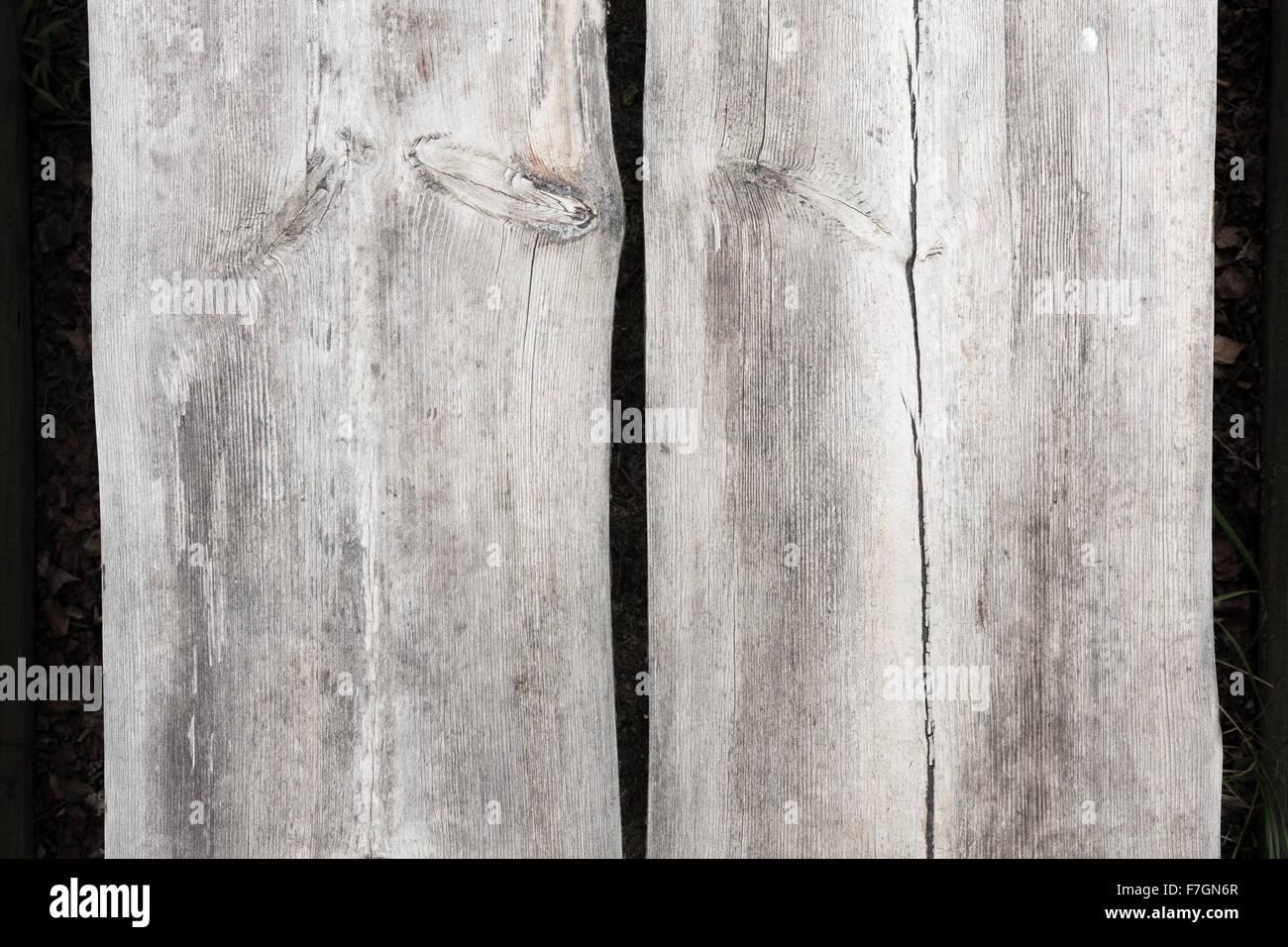Two big planks wood texture background Stock Photo - Alamy