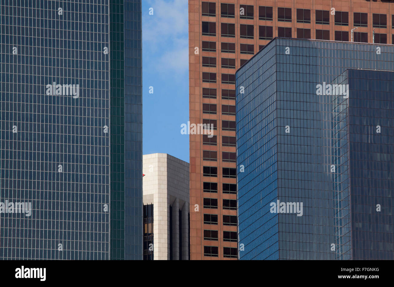 downtown buildings, Los Angeles, California Stock Photo - Alamy