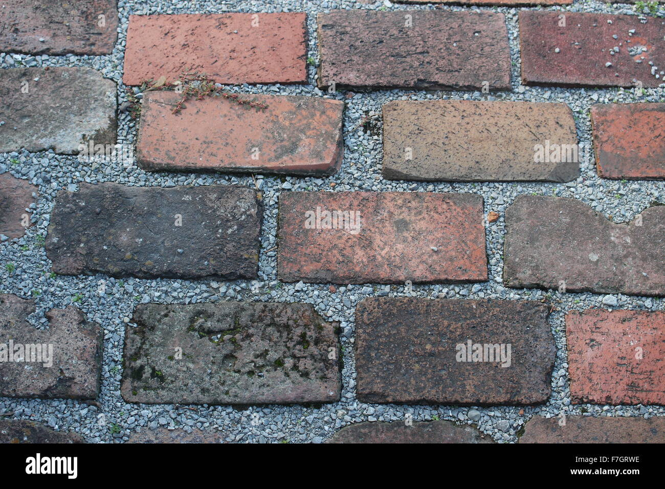 Brick wall sidewalk hi-res stock photography and images - Alamy