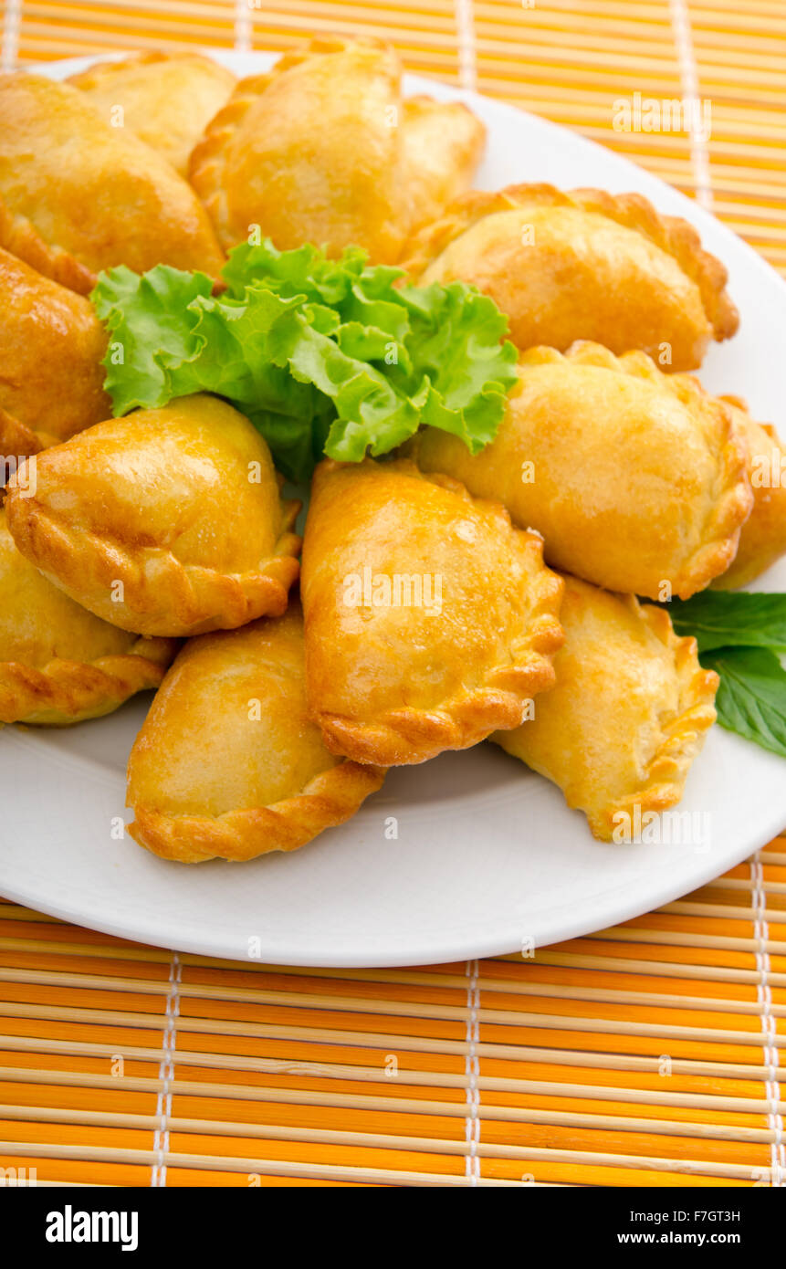 Meat patties in the plate Stock Photo - Alamy