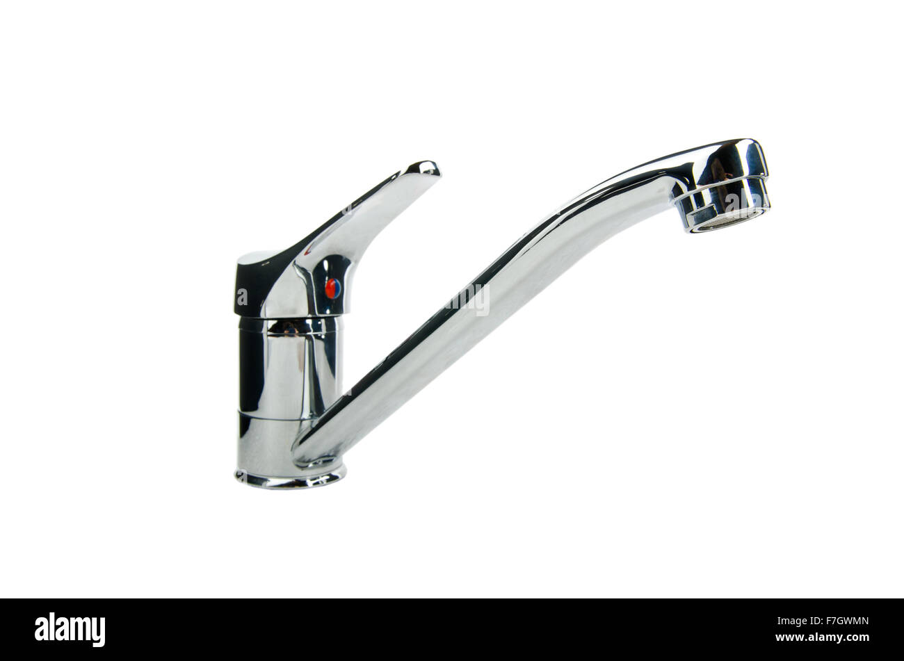 Chrome tap against the background Stock Photo - Alamy