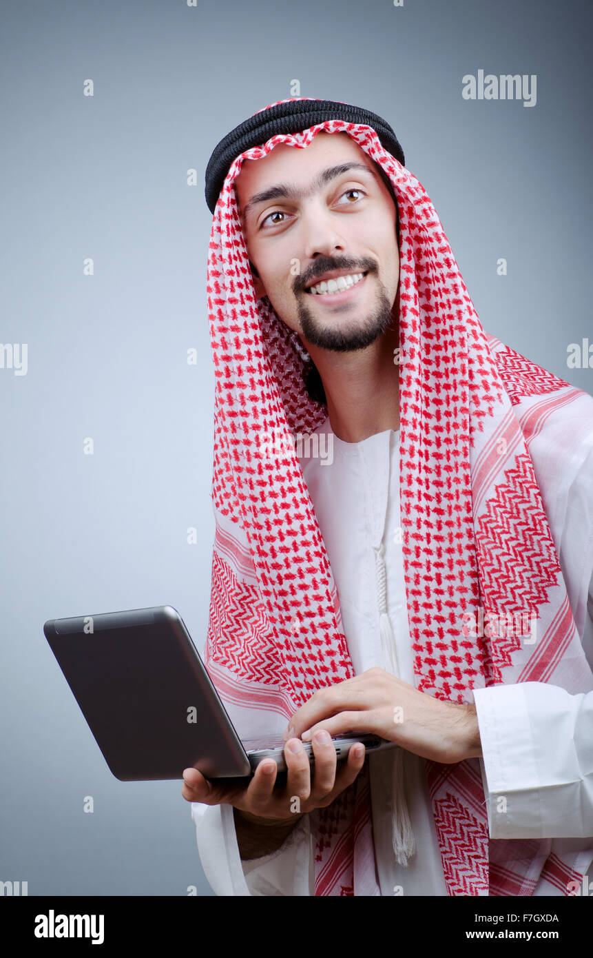 Diversity concept with young arab Stock Photo - Alamy