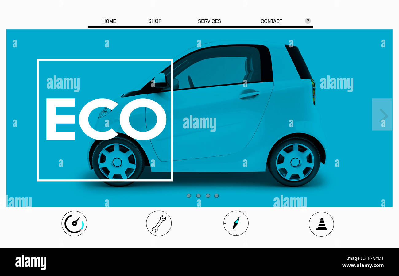 Car Website Homepage Layout Advertising Concept Stock Photo - Alamy