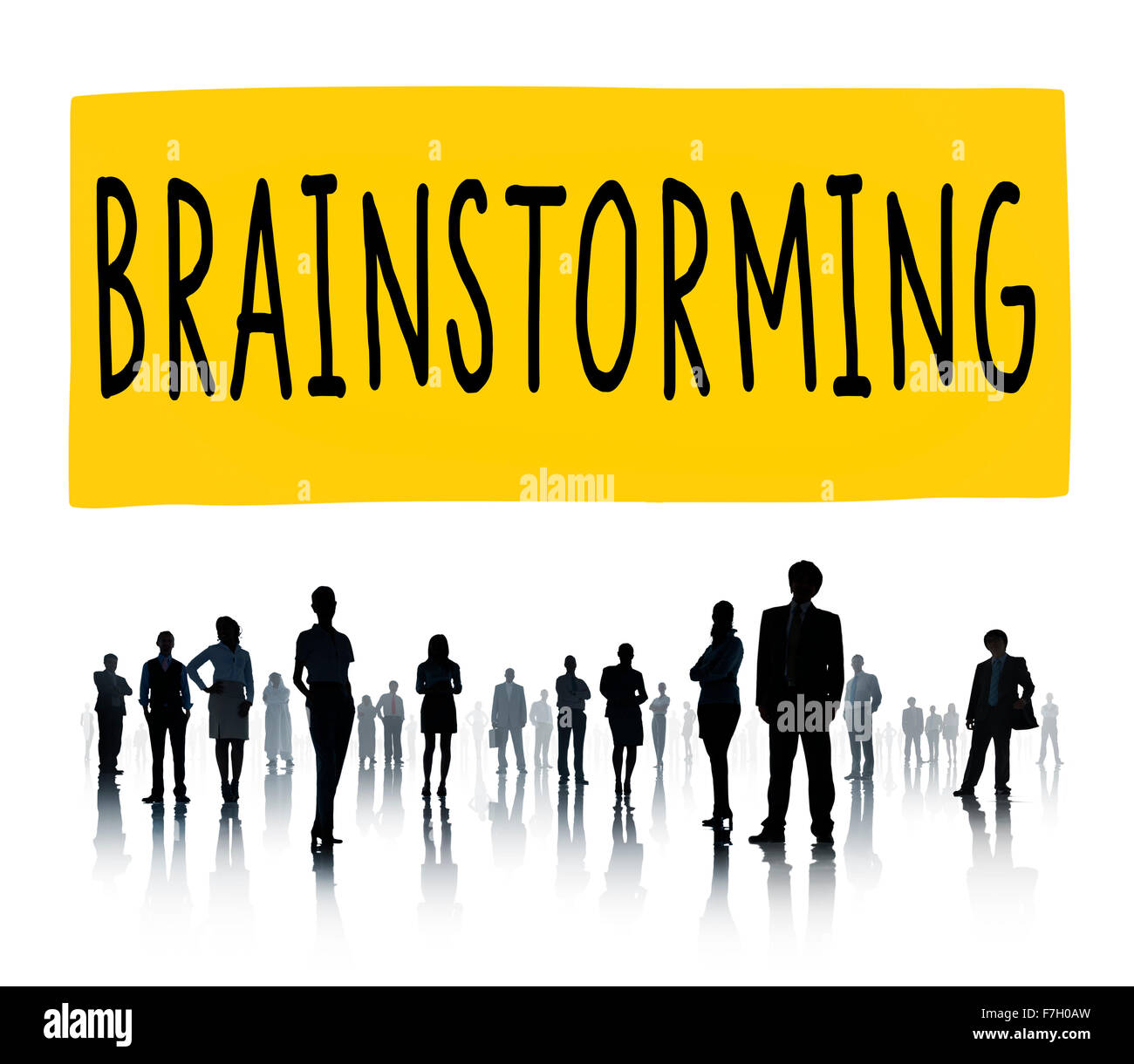Brainstorming Discussion Thinking Ideas Concept Stock Photo - Alamy