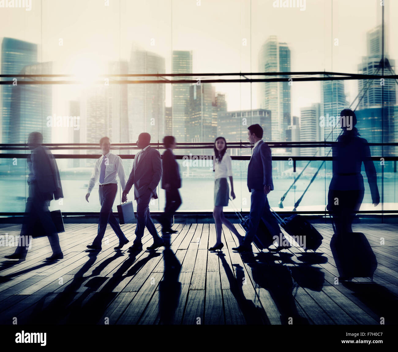 Business People Commuter Rush Hour Concept Stock Photo - Alamy