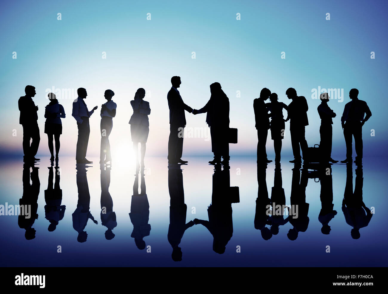 Group of Business People Connection Corporate Concept Stock Photo - Alamy