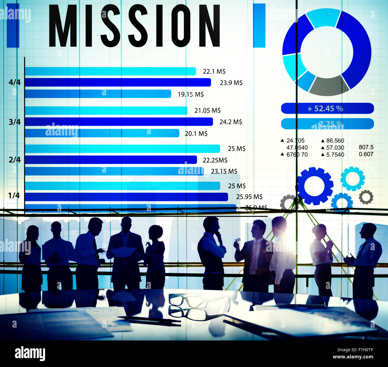 Mission Solution Target strategy Vision Concept Stock Photo - Alamy