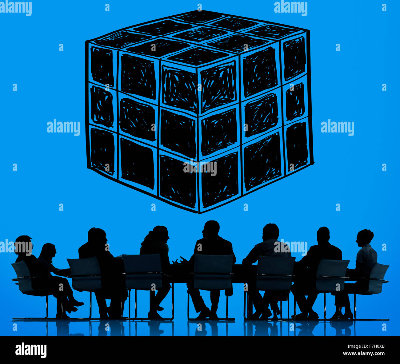 Cube Dice Dimension Logic Mind Thinking Concept Stock Photo - Alamy