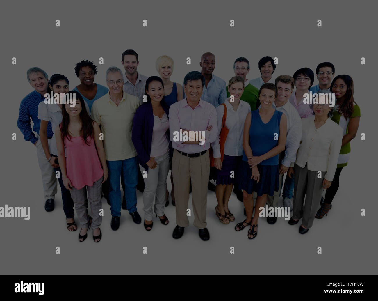 Large Group of Business People Team Community Concept Stock Photo - Alamy