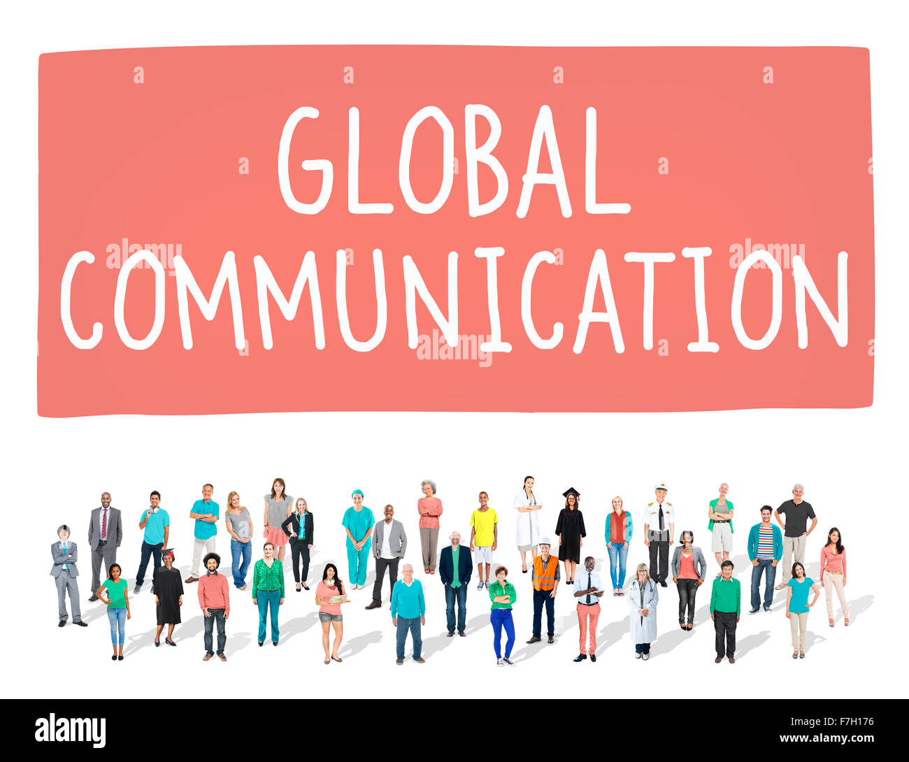 Global Communication Connection Community Concept Stock Photo - Alamy