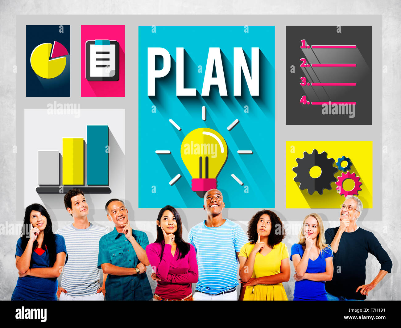 Plan Planning Strategy Ideas Business Inspiration Concept Stock Photo ...