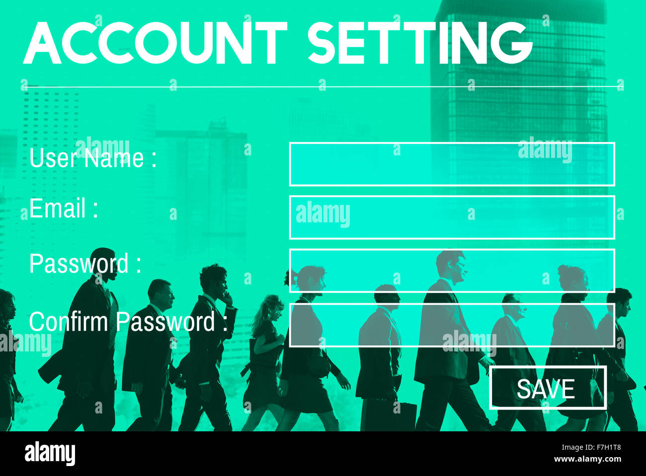 Account Setting Registration Password Log In Privacy Concept Stock ...