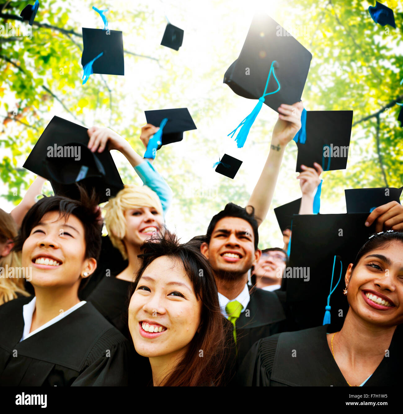 Graduation Student Commencement University Degree Concept Stock Photo ...