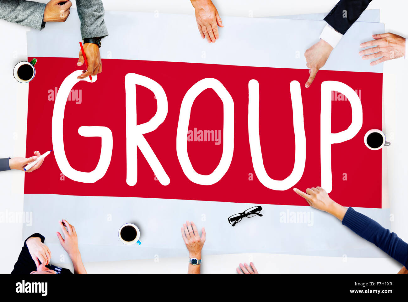Gruop Union Team Organization Partnership Concept Stock Photo - Alamy