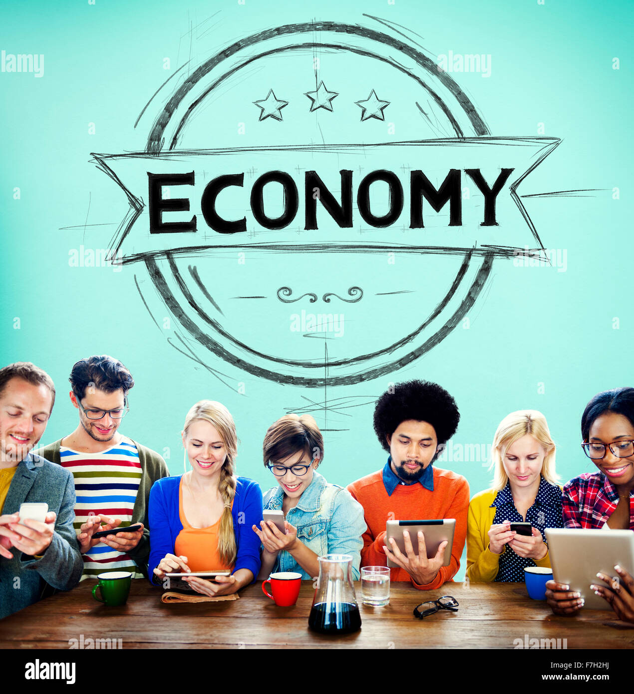 Economy Currency Income Money Savings Concept Stock Photo - Alamy