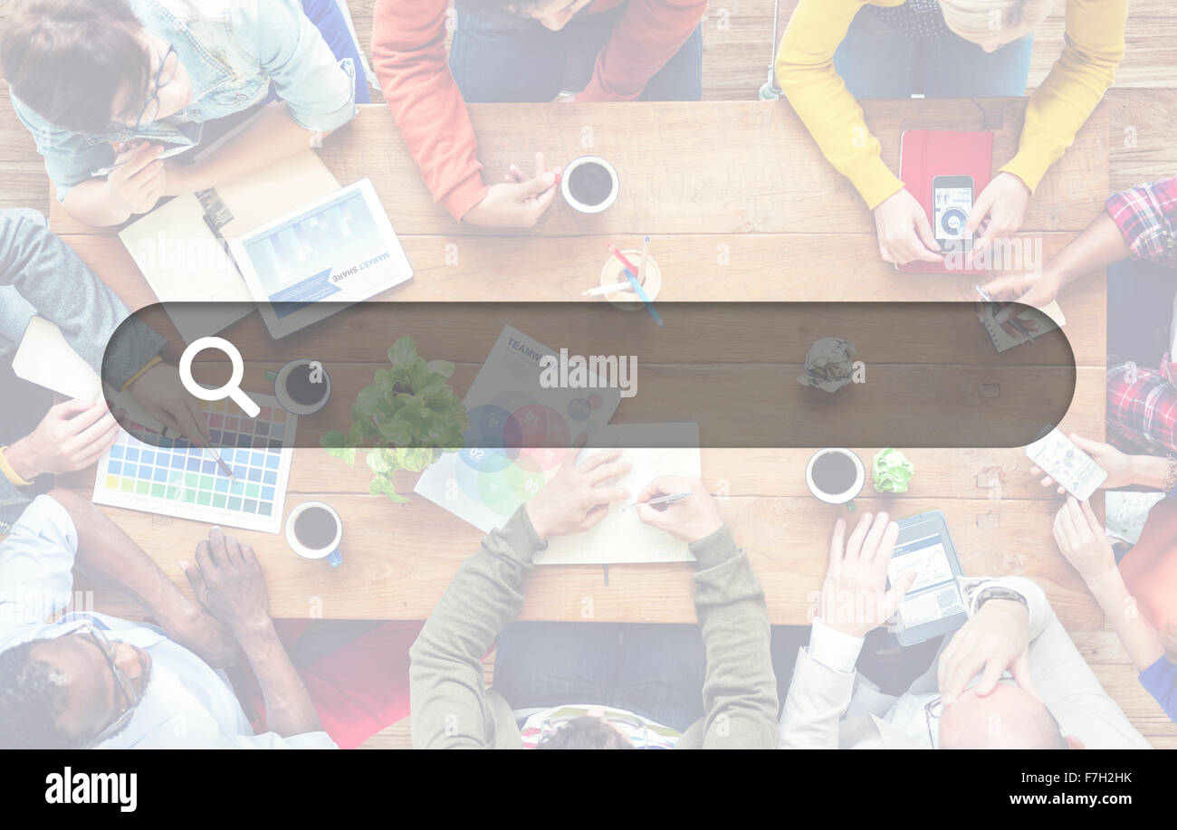 Search Box Web Online Technology Internet Website Concept Stock Photo ...