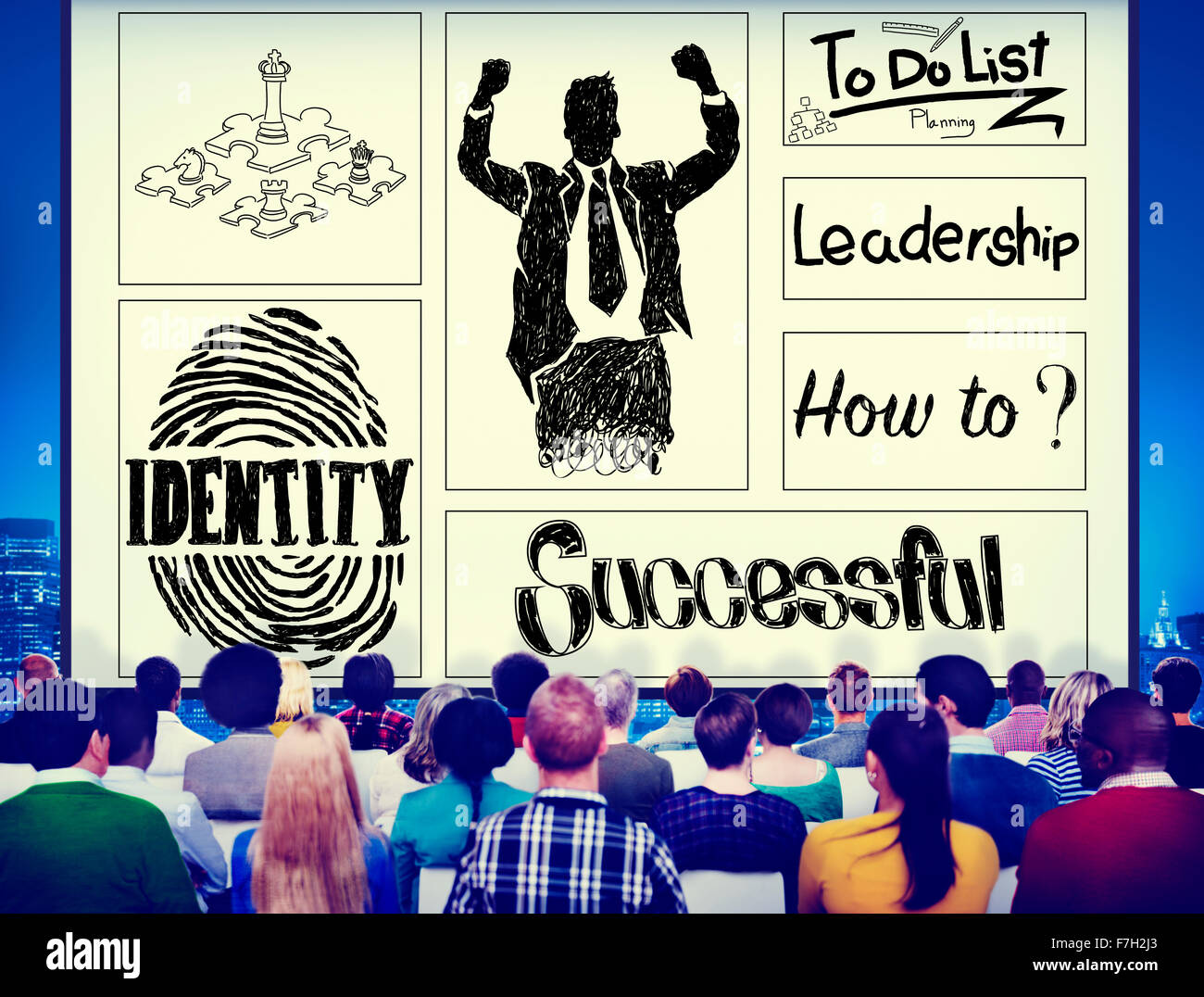 Successful Goal Target Achievement Accomplishment Concept Stock Photo ...