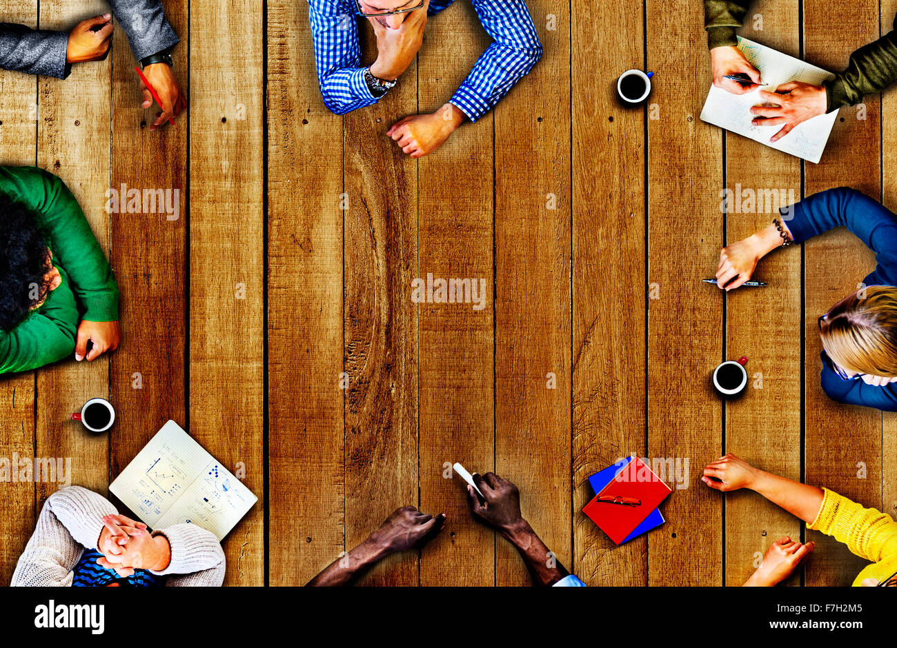 Diversity Teamwork Discussion Meeting Planning Concept Stock Photo - Alamy