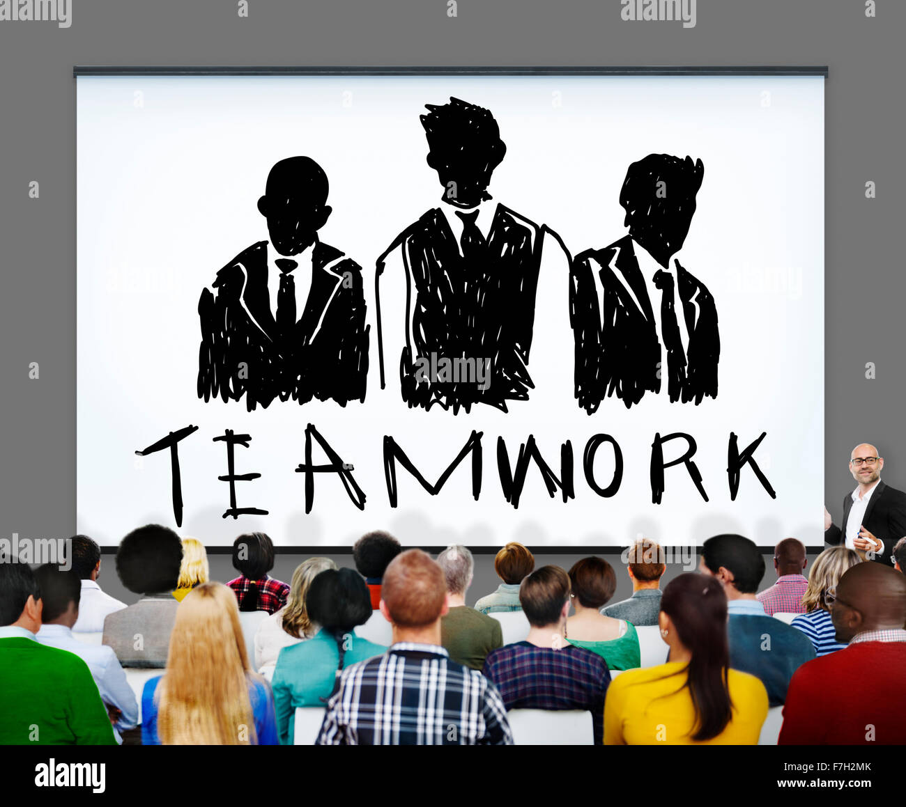 Teamwork Group Collaboration Organization Concept Stock Photo - Alamy