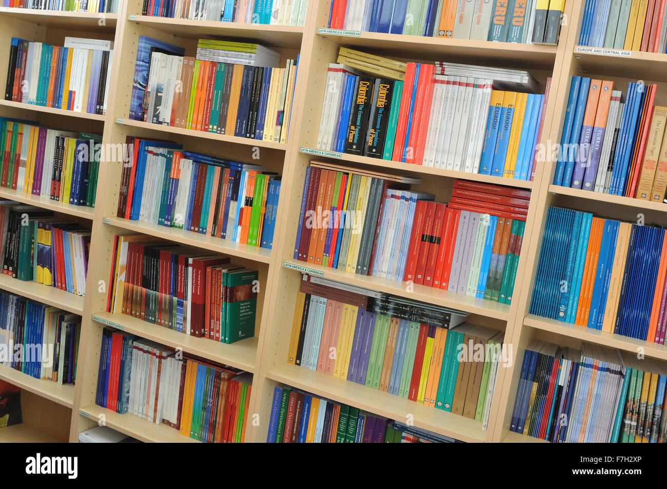 book and magazines in modern library at university Stock Photo - Alamy