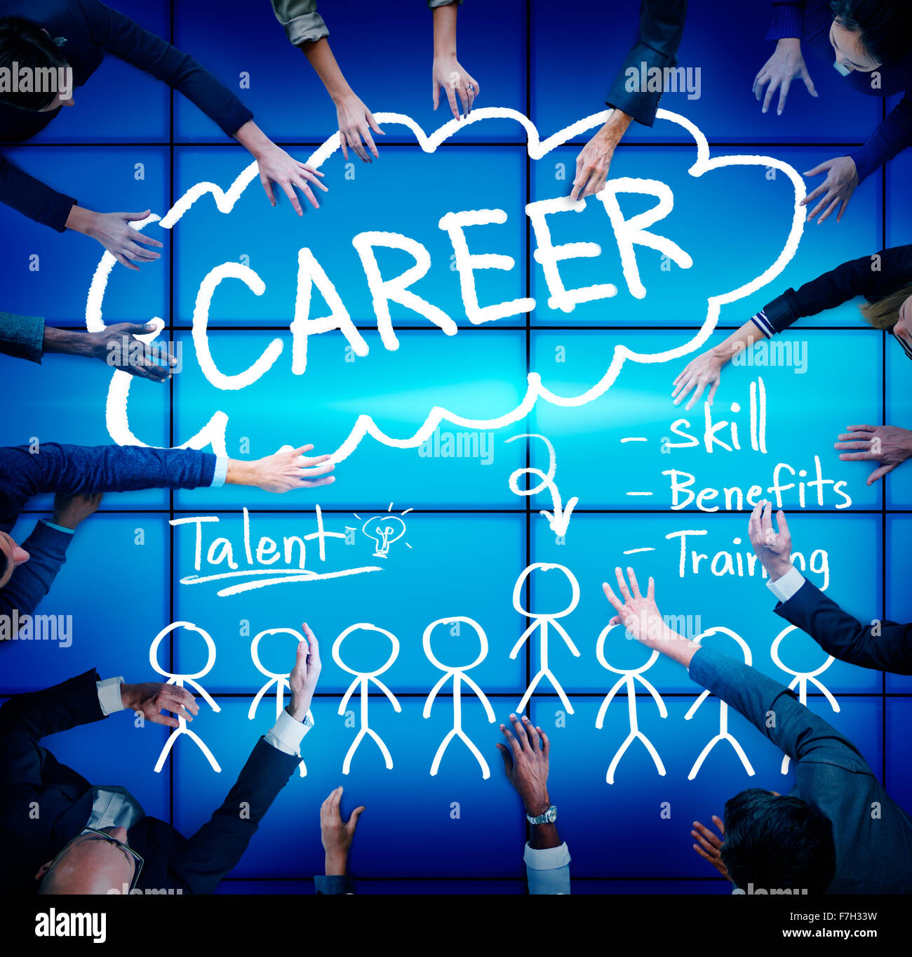 Career Talent Skill Talent Benefits Occupation Concept Stock Photo - Alamy
