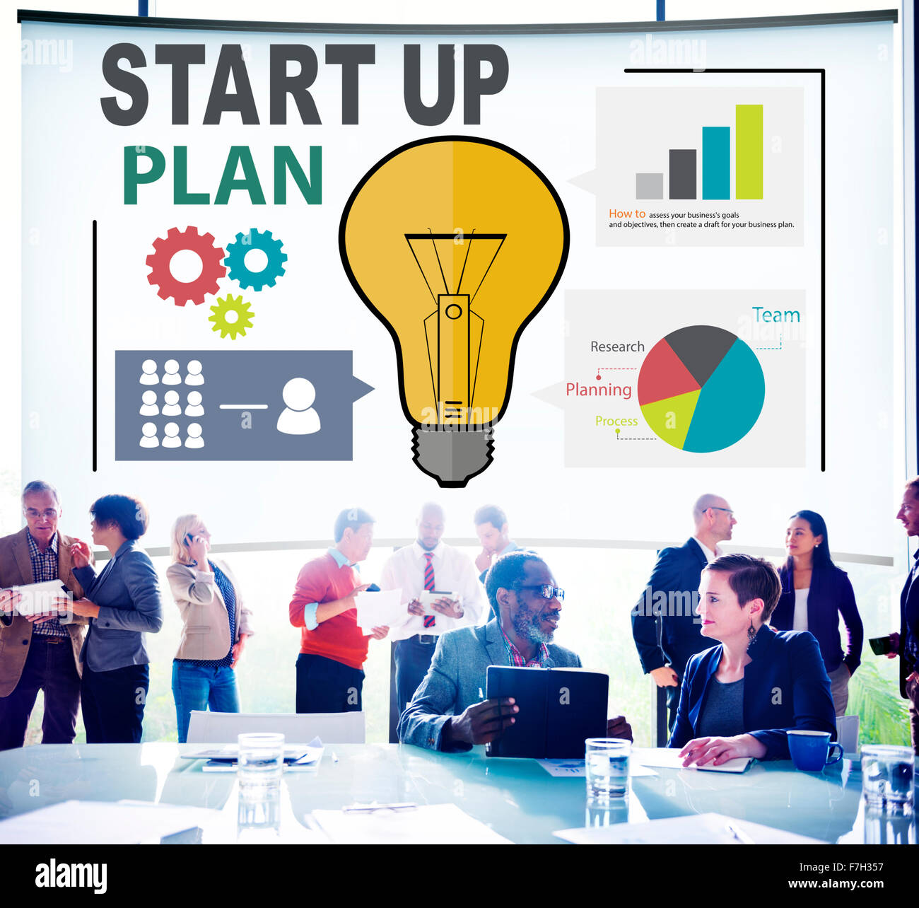 Startup Goals Growth Success Plan Business Concept Stock Photo - Alamy
