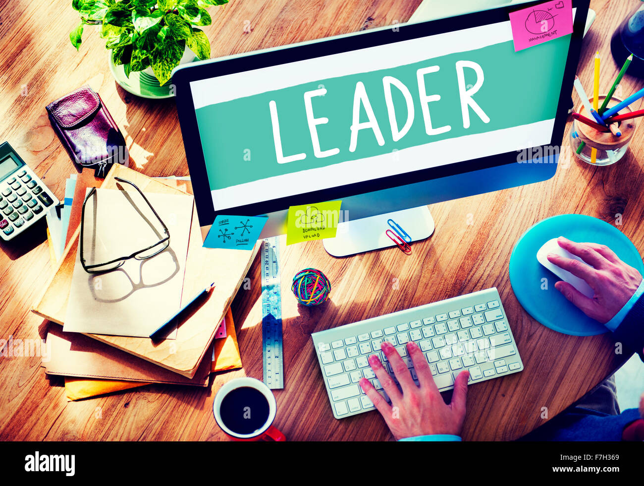 Leader Leadership Management Coaching Concept Stock Photo - Alamy