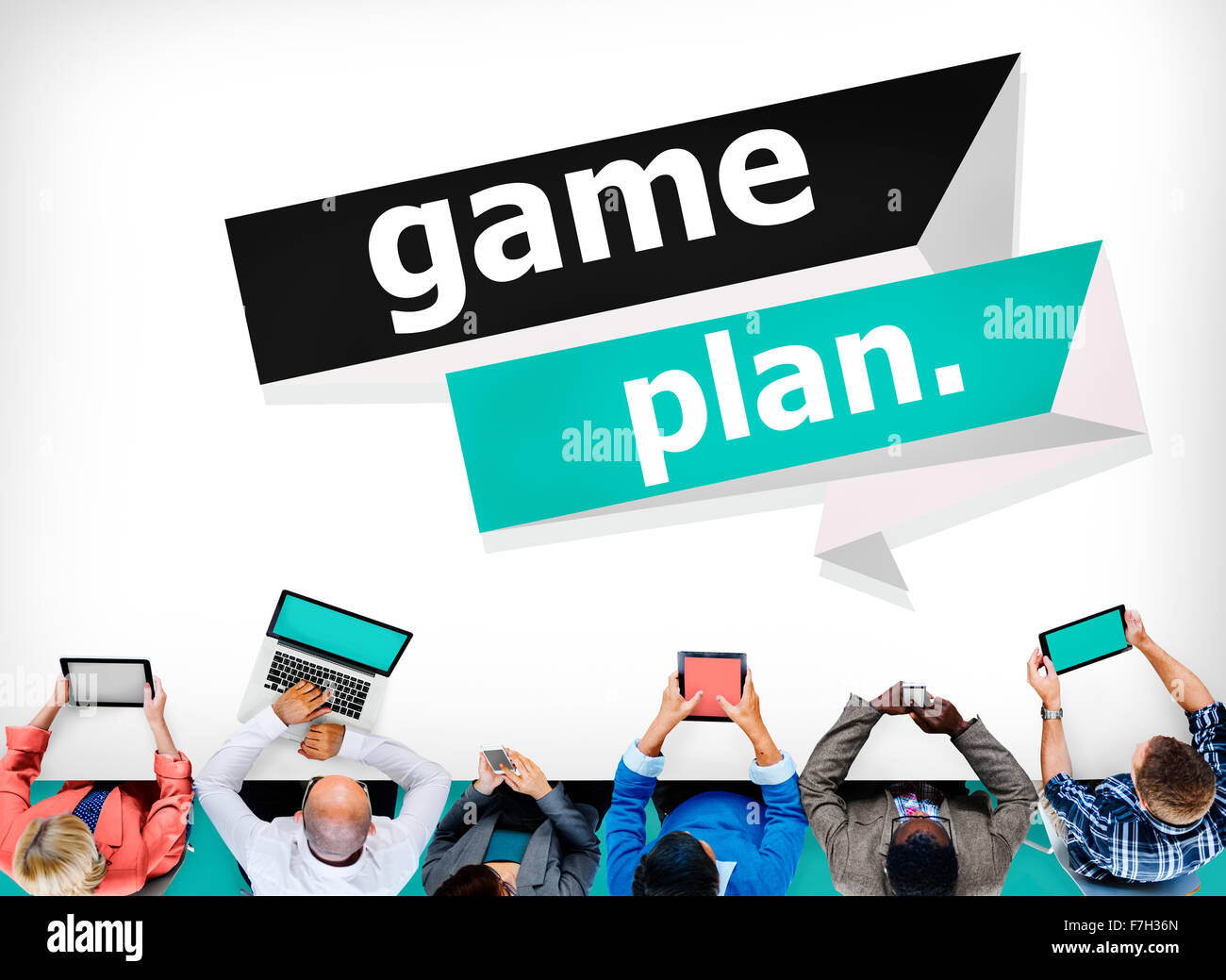 Game Plan Planning Strategy Direction Goal Solution Concept Stock Photo ...