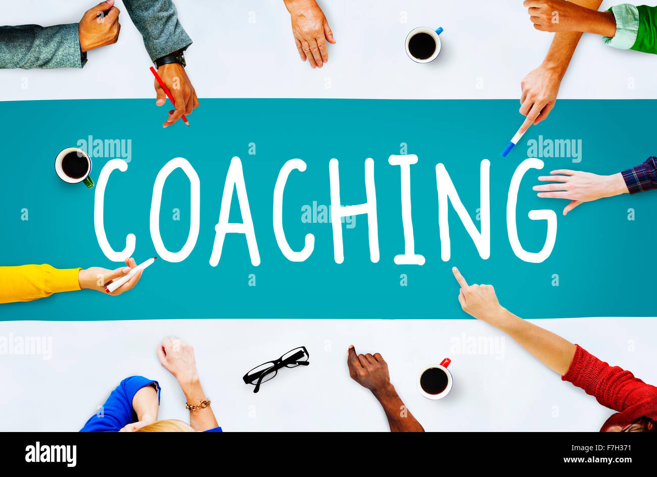 Coach Coaching Skills Teach Teaching Training Concept Stock Photo - Alamy
