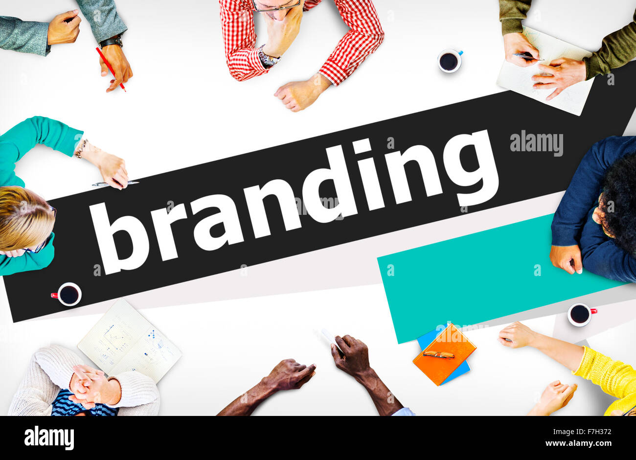 Branding Brand Trademark Identity Advertising Label Concept Stock Photo ...