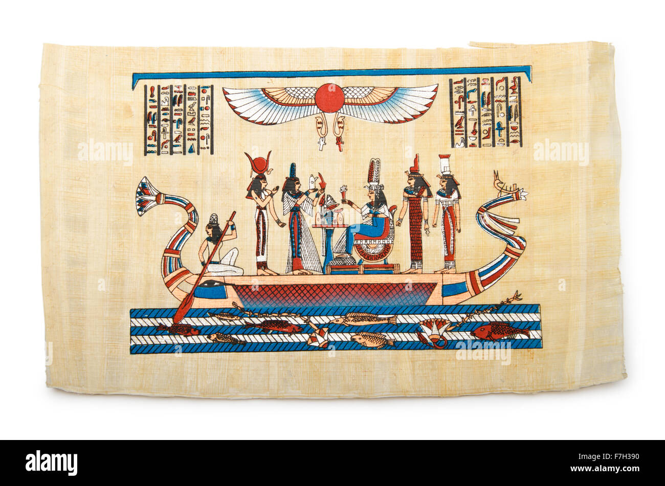 Egyptian papyrus as a background Stock Photo - Alamy